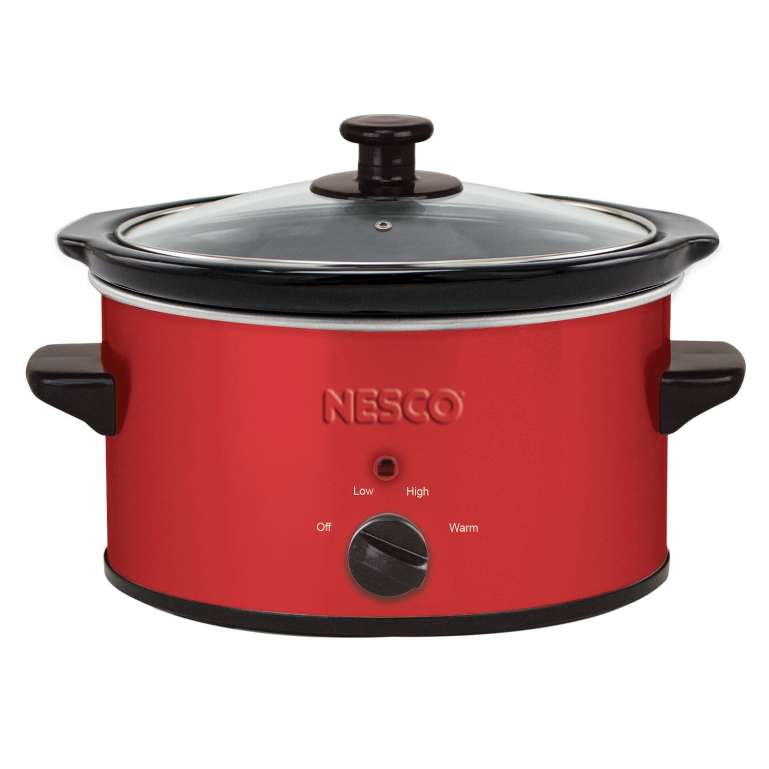 Nesco 1.5-Qt. 120-Watt Metallic Slow Cooker, Red